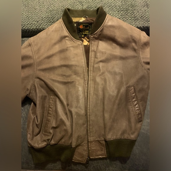 reed | Jackets & Coats | Reed Sportswear Vintage Brown Bomber Jacket ...
